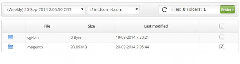 Introducing the FastComet Backup Restore Manager | FastComet
