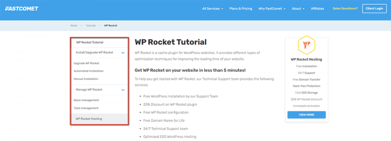 FastComet and WP Rocket 3.0: Speeding up WordPress | FastComet