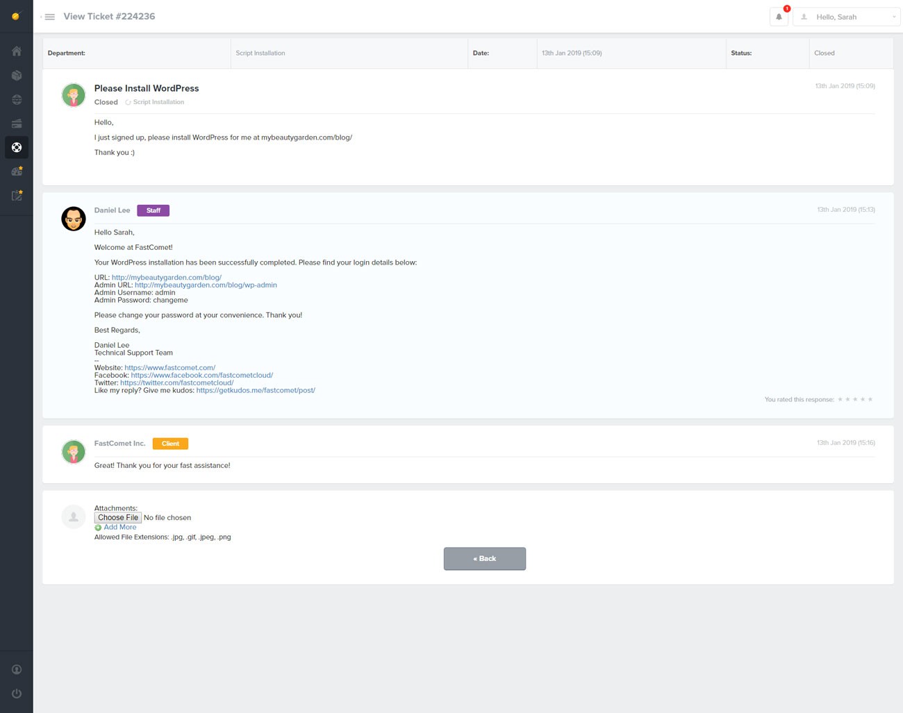 Web Hosting Management Panel • cPanel Control Panel — FastComet