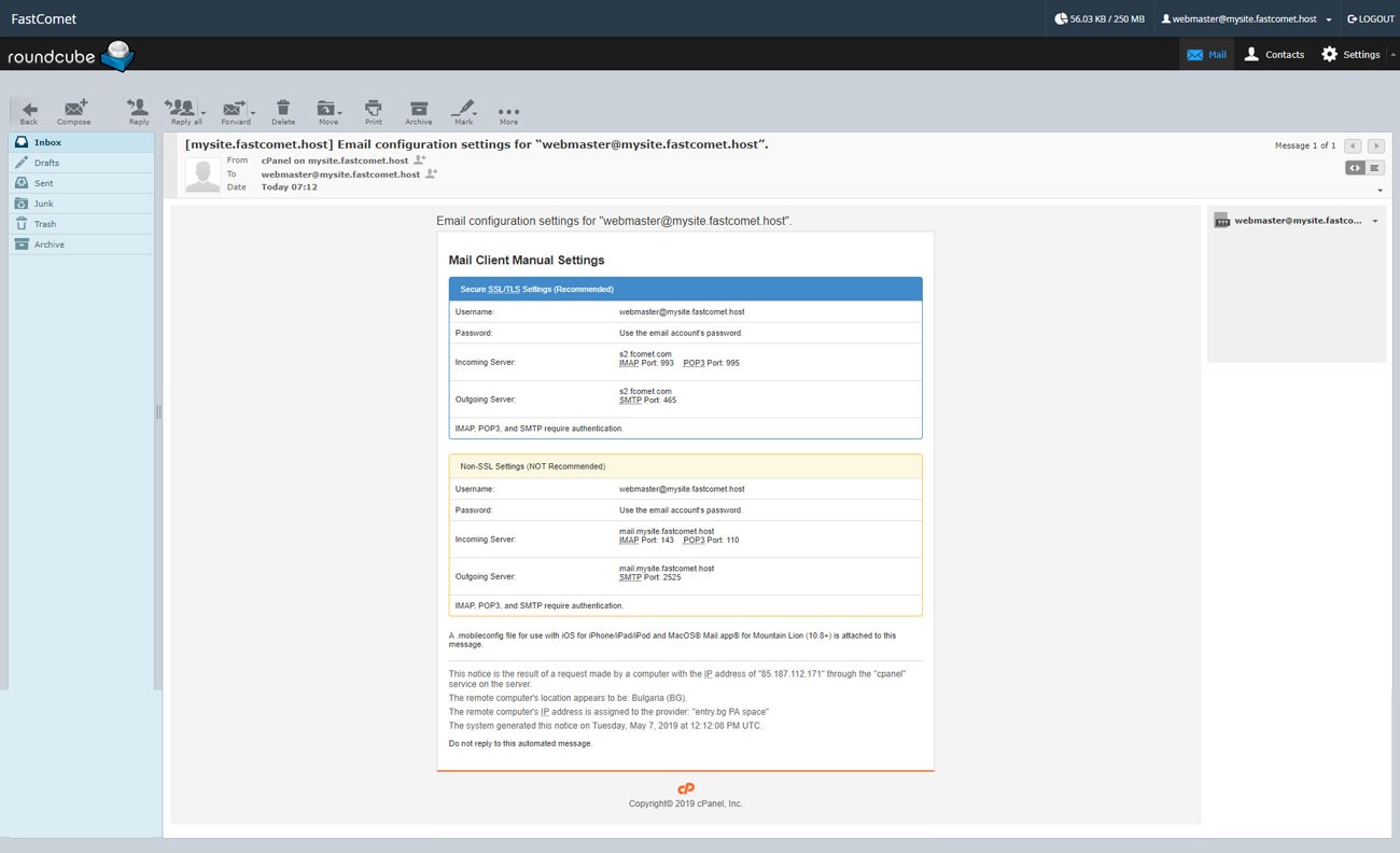Web Hosting Management Panel • cPanel Control Panel — FastComet