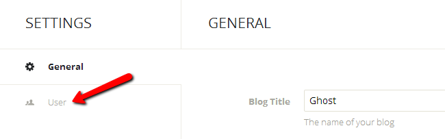 Edit User Profile • Ghost Tutorial - FastComet