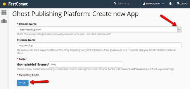 Use Ghost Publishin Platform • Ghost Tutorial - FastComet