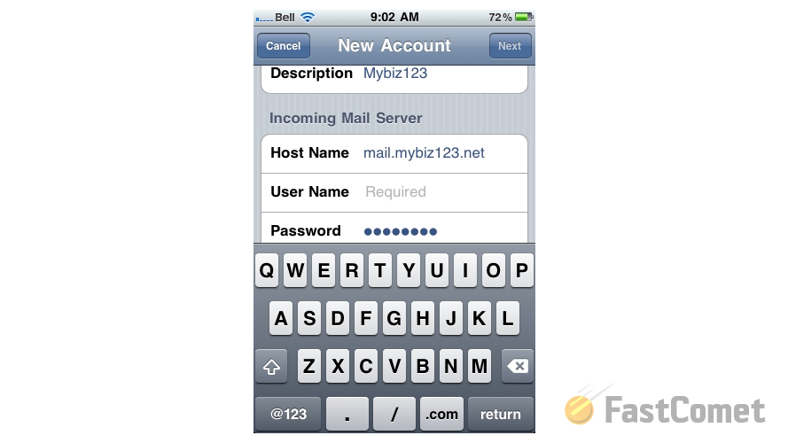 Mail Guide: iPhone IMAP Configuration - FastComet