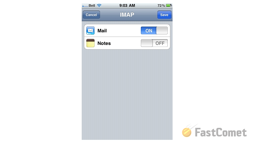 Mail Guide: iPhone IMAP Configuration - FastComet