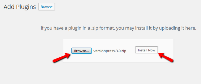 VersionPress Installation • WordPress Tutorial - FastComet
