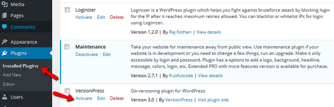 Upgrade VersionPress • WordPress Tutorial - FastComet